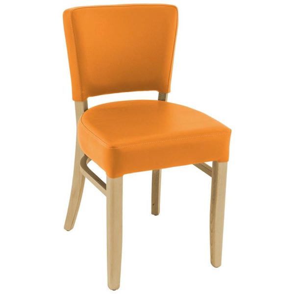 destock-chaise-intérieur-floriane slim-orange-lepage - Destock LEPAGE Mobiliers
